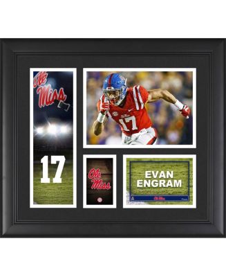 Evan Engram Ole Miss Rebels Framed 15" x 17" Player Collage - Macy's