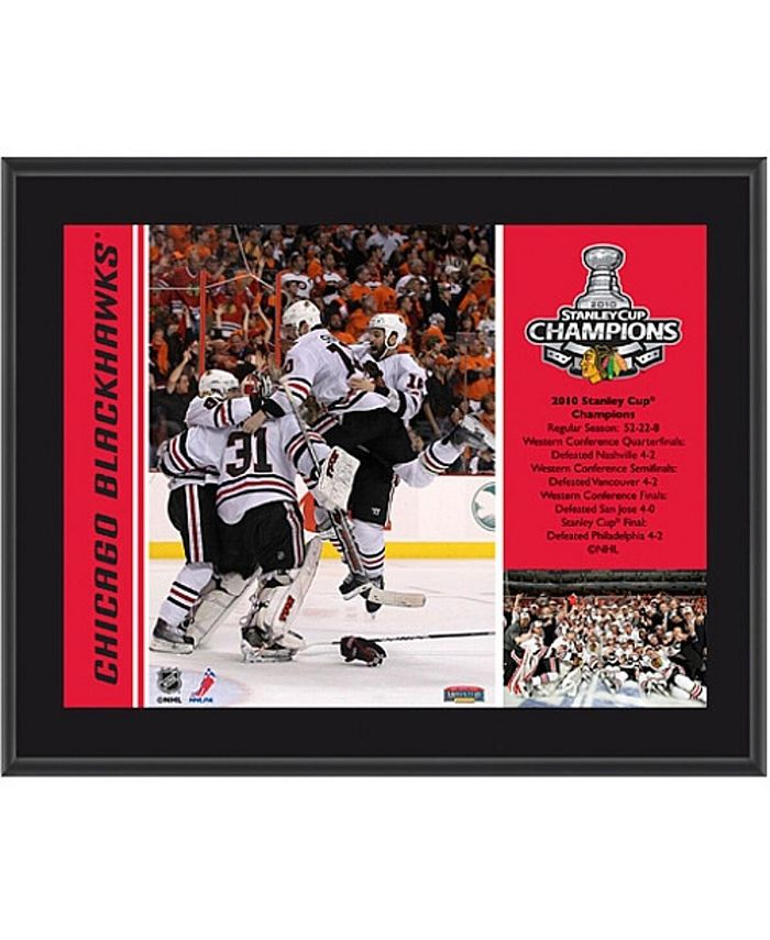 Fanatics Authentic Chicago Blackhawks 2010 Stanley Cup Champions Plaque ...