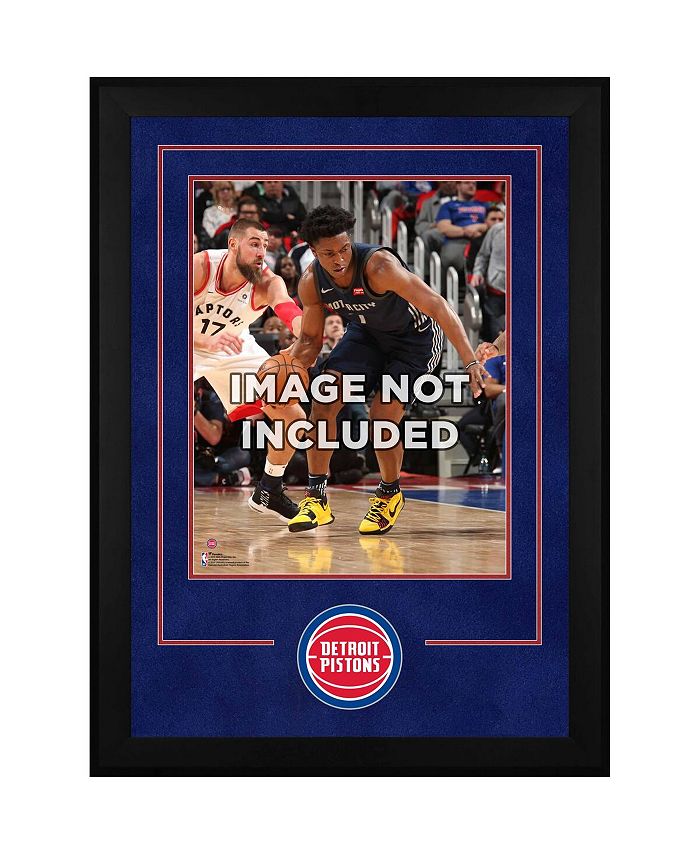Fanatics Authentic Detroit Pistons 16" x 20" Deluxe Vertical Frame with ...