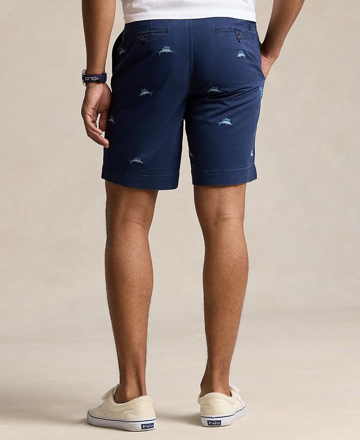 Polo Ralph Lauren Men's 9-Inch Stretch Classic Fit Marlin Shorts - Macy's