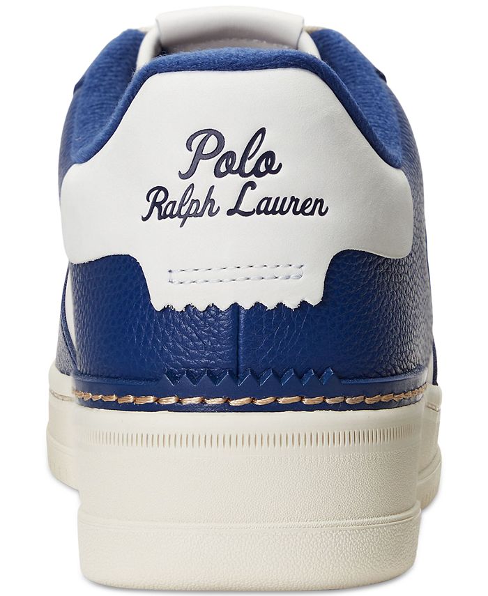 Polo Ralph Lauren Men's Masters Court Leather Sneaker - Macy's