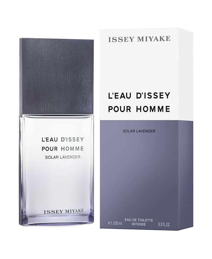 Issey Miyake Men's L'Eau d'Issey Pour Homme Solar Lavender Eau de Toilette Intense Spray, 3.3 oz ...