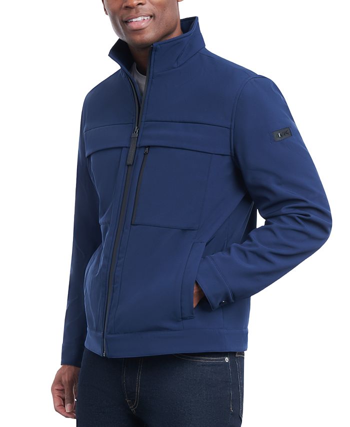 Michael Kors Men's Dressy Full-Zip Soft Shell Jacket - Macy's