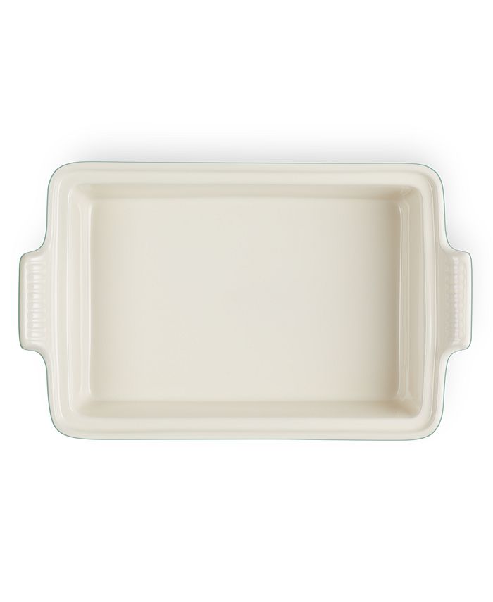 Le Creuset Olive Branch Heritage Rectangular Stoneware Baking Dish, 4 ...