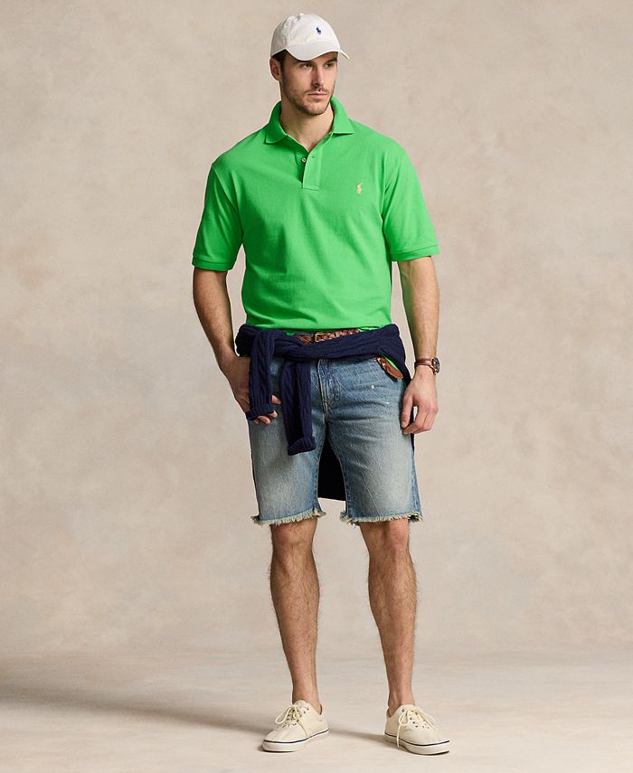 Polo Ralph Lauren Men's Big & Tall The Iconic Mesh Polo Shirt - Macy's
