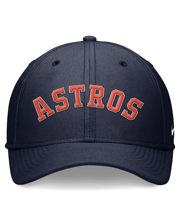 Nike Men's Navy Houston Astros Primetime Performance Swoosh Flex Hat ...