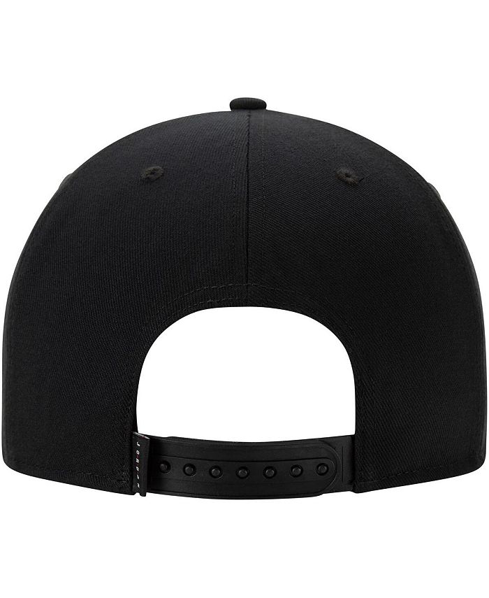 Jordan Men's Black Jumpman Pro Logo Snapback Adjustable Hat - Macy's