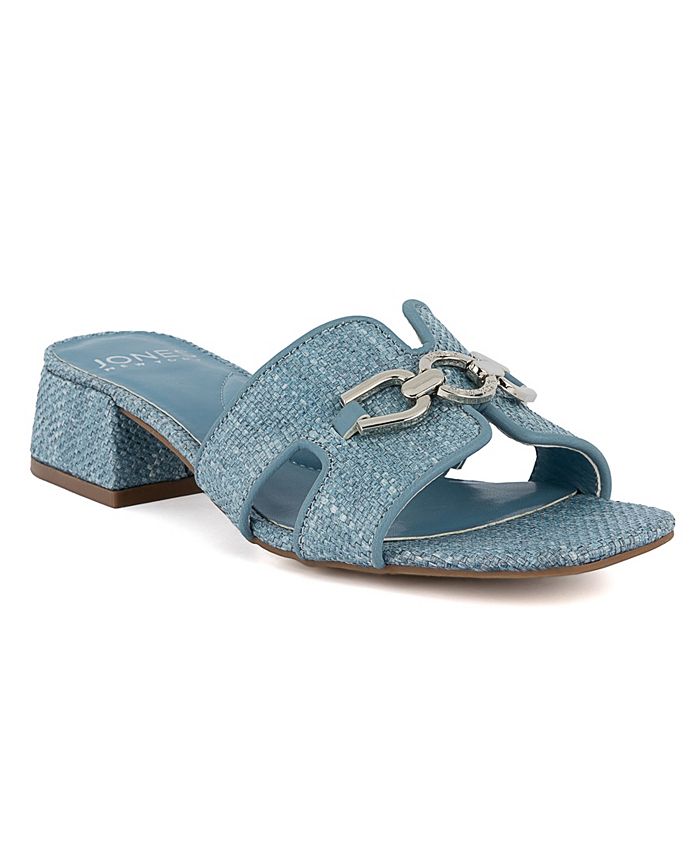 Jones New York Women's Unsa Block Heel Slide Sandals - Macy's