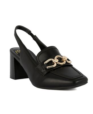 Jones New York Women's Aubleen Block Heel Tailored Slingback Pumps - Macy's