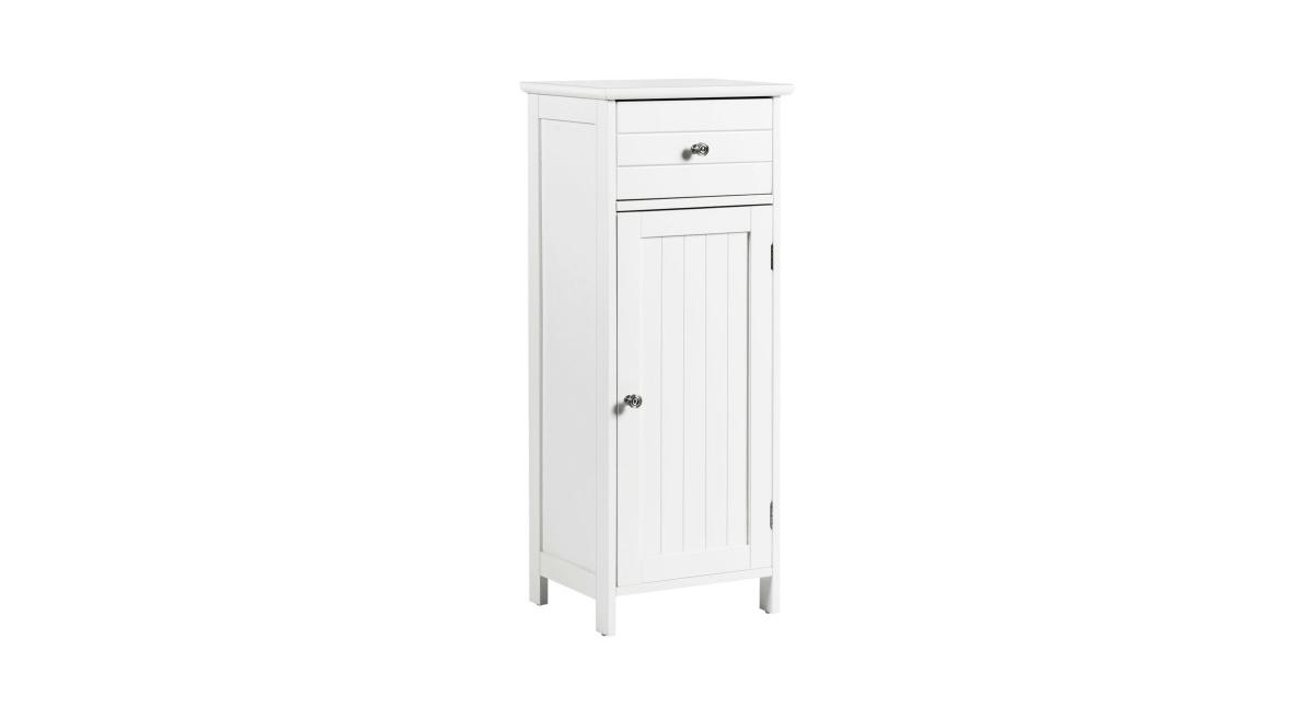 Click here for Slickblue Wooden Bathroom Floor Storage Cabinet wi... prices