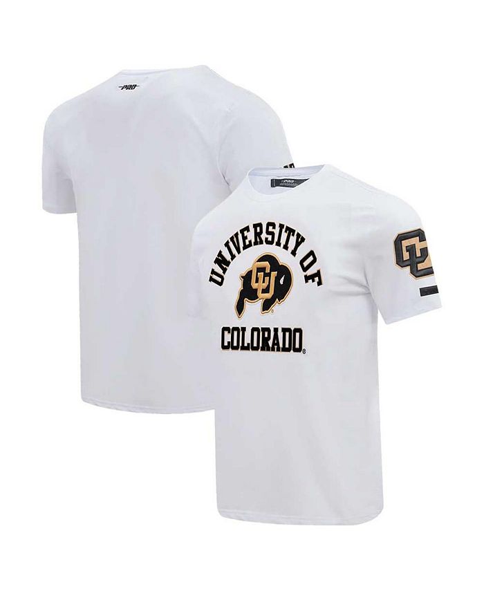 Pro Standard Men's White Distressed Colorado Buffaloes Classic Stacked ...