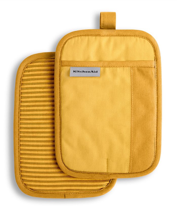 KitchenAid Beacon Two-Tone Pot Holder 2-Pack Set, 7" x 10" - Macy's