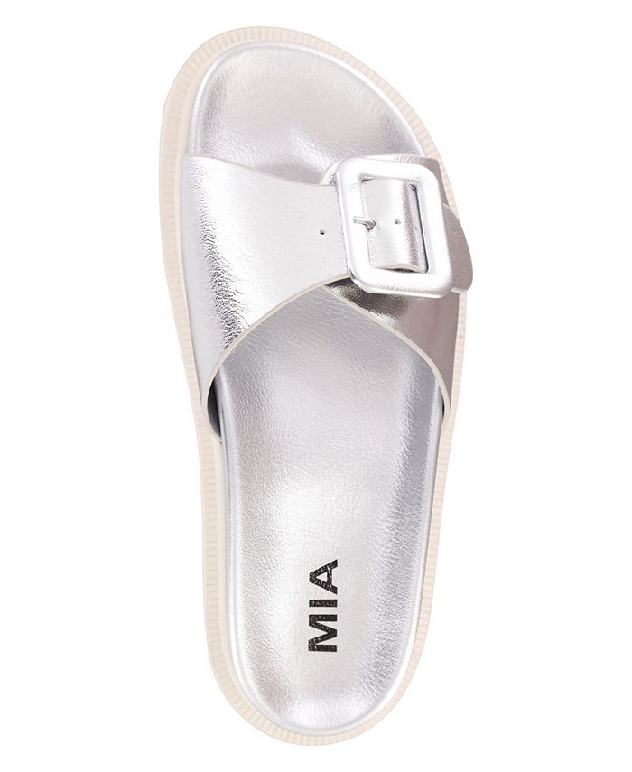MIA Women's Gya Slip-On Flat Sandals - Macy's