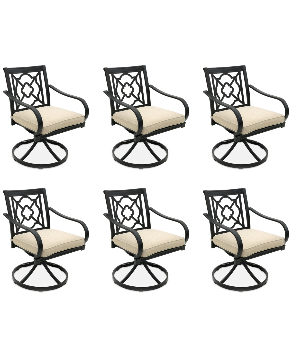 Click here for St Croix Outdoor 6-pc Swivel Chair Bundle Set  Cre... prices