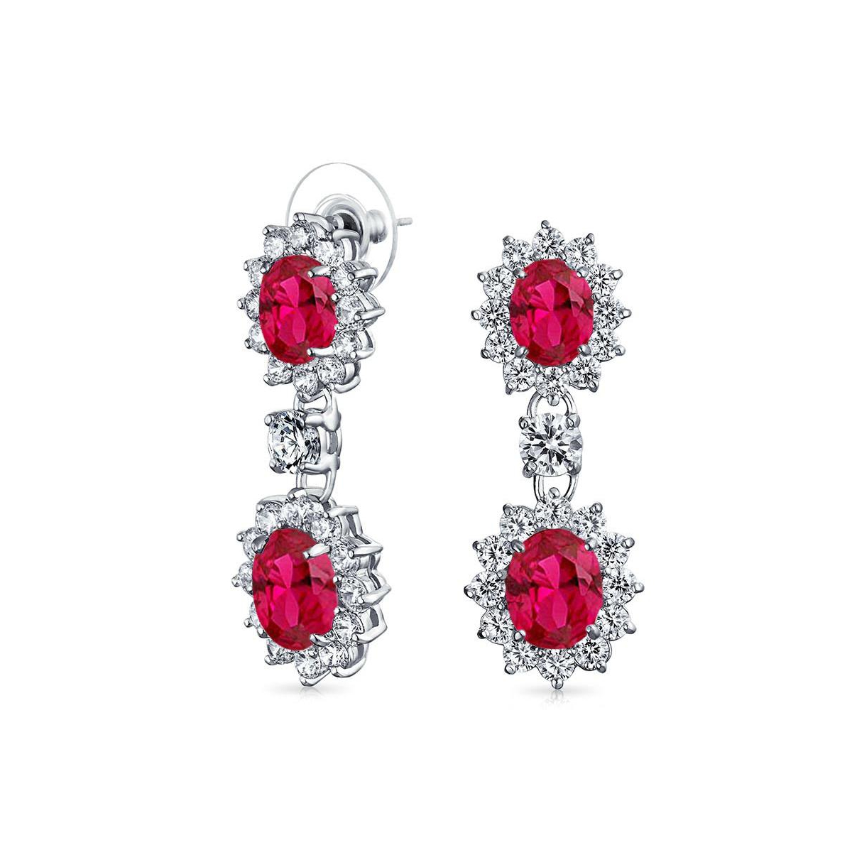 Click here for Bling Jewelry Art Deco Style Crown Halo Oval Cubic... prices