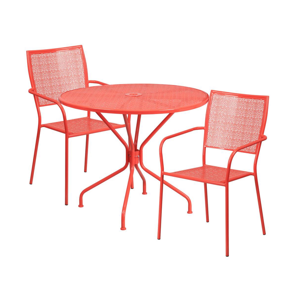 Click here for Commercial Grade 35.25 Round Metal Garden Patio Ta... prices
