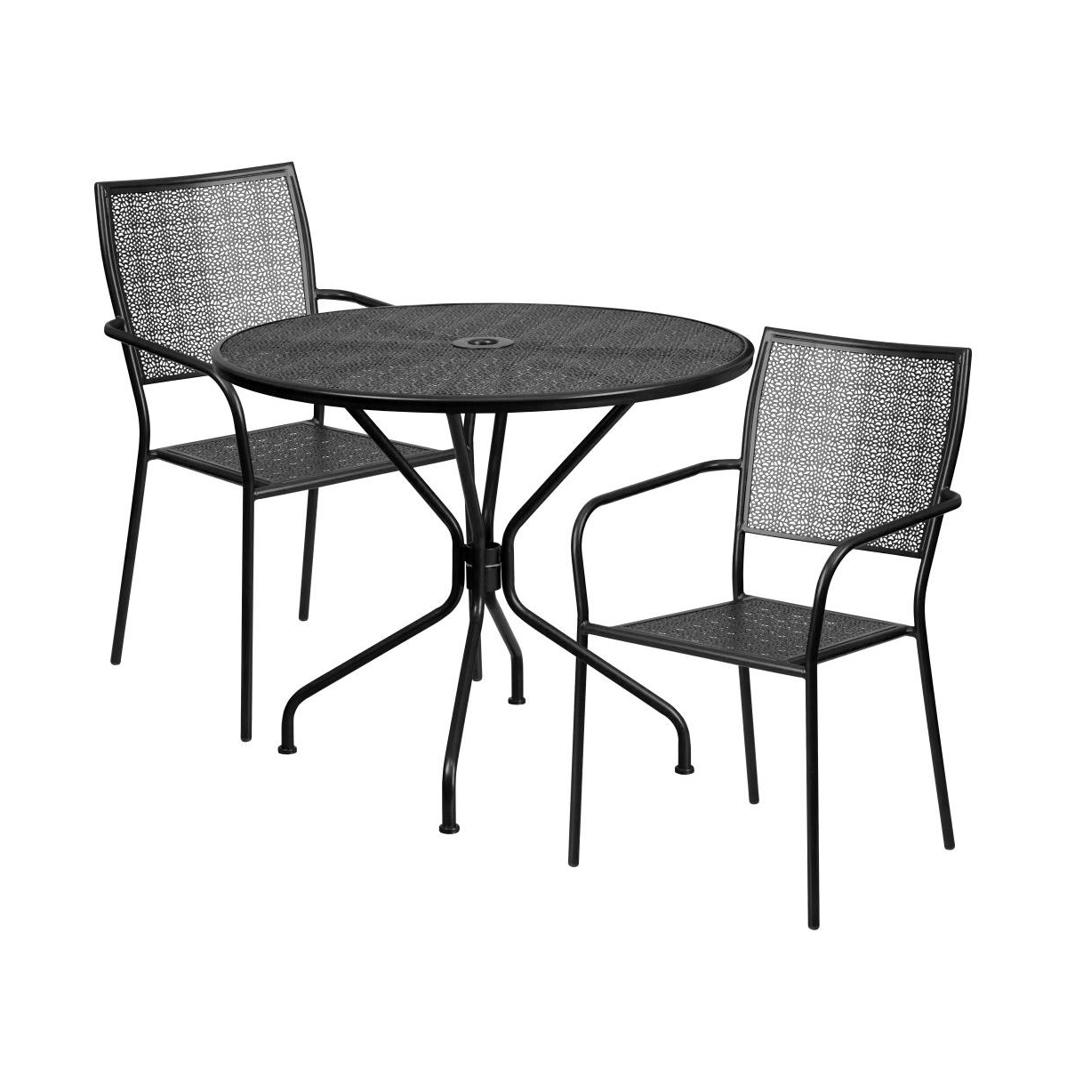 Click here for Commercial Grade 35.25 Round Metal Garden Patio Ta... prices