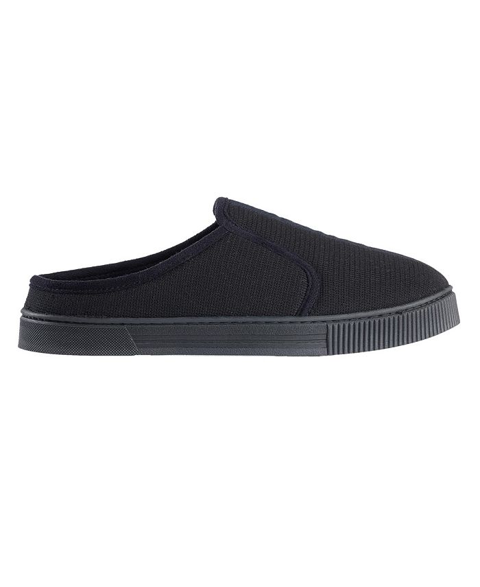 Isotoner Men's Textured Knit Kai Clog Slippers with Gel-Infused Memory ...