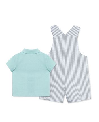 Little Me Baby Boys Shortall Set - Macy's
