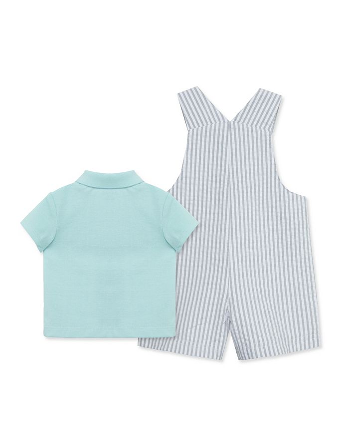 Little Me Baby Boys Shortall Set - Macy's