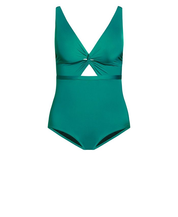 CITY CHIC Women's Plus Size Majorca 1 Piece Swimsuit - Macy's