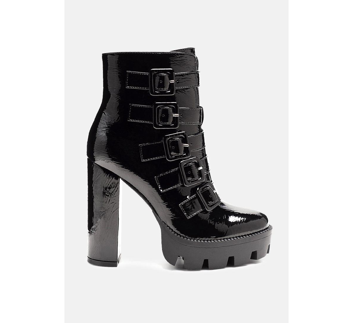Click here for Ouzaki High Block Heeled Boots - Black prices