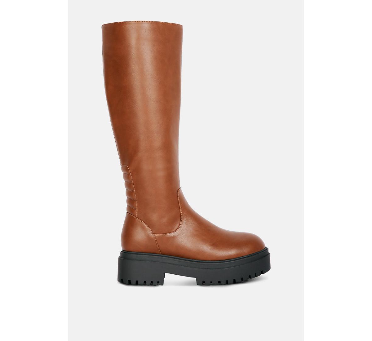 Click here for axle knee boot - Tan prices