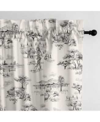 Auclair's Gray Pole Top Drapery Panel - Pair 50"x132" - Macy's