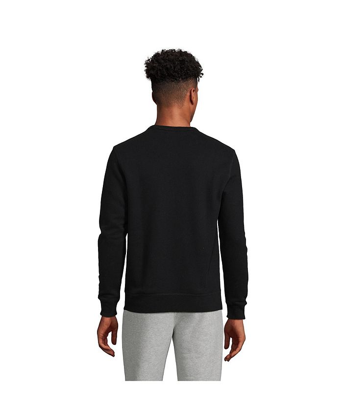 Lands' End Men's Long Sleeve Serious Sweats Crewneck Sweatshirt - Macy's