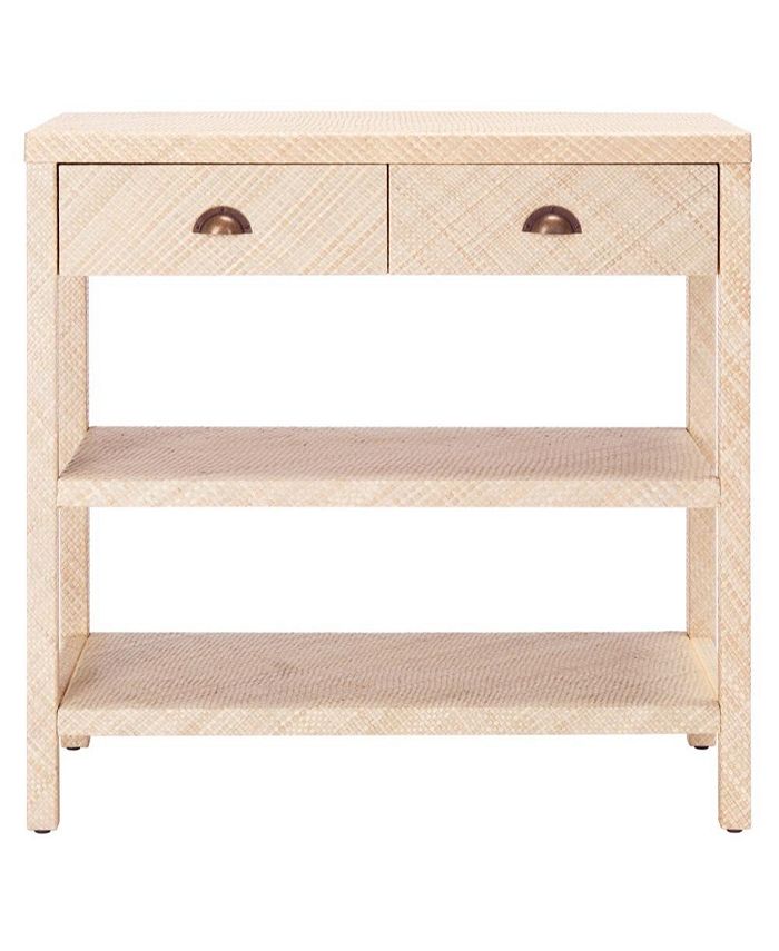 Safavieh Apis Raffia Console Table - Macy's