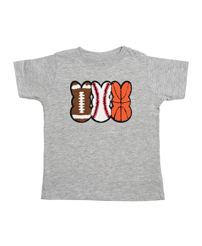 Sweet Wink Little and Big Boys Sports Peeps Patch Easter Short Sleeve T ...