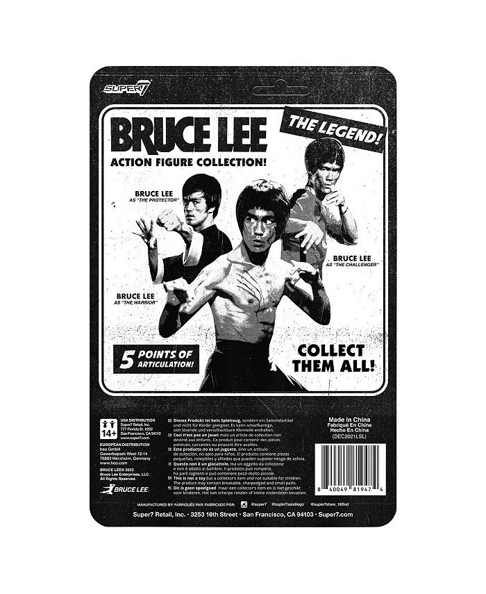 Super 7 Super7 Bruce Lee Hollywood Icons The Challenger ReAction Figure ...