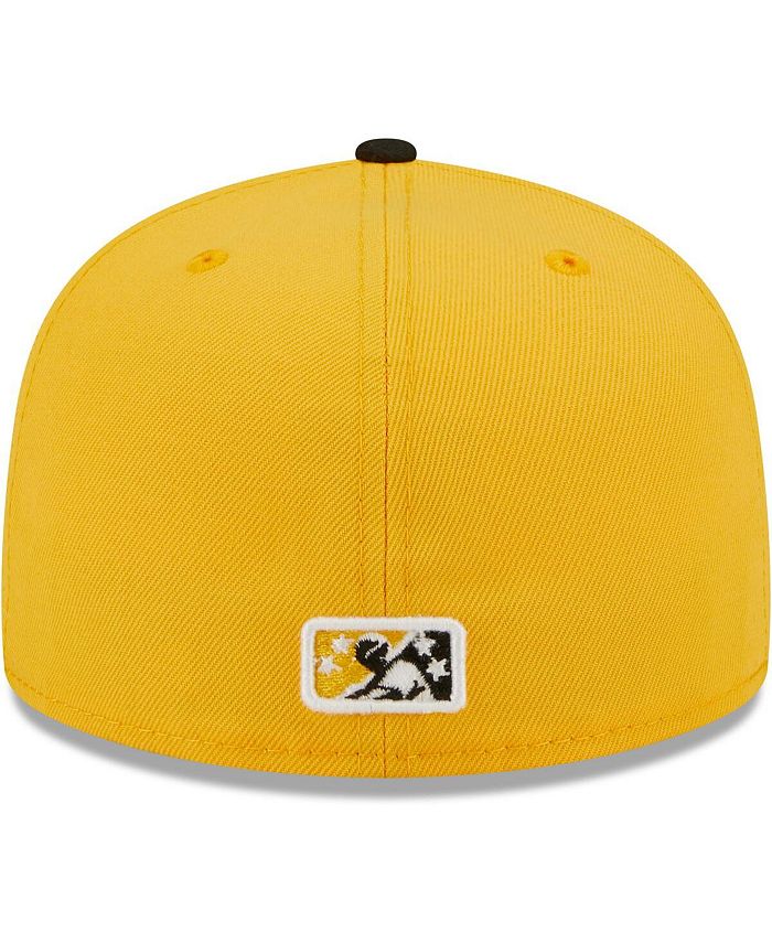 New Era Men's Yellow Bradenton Marauders Authentic Collection 59FIFTY ...