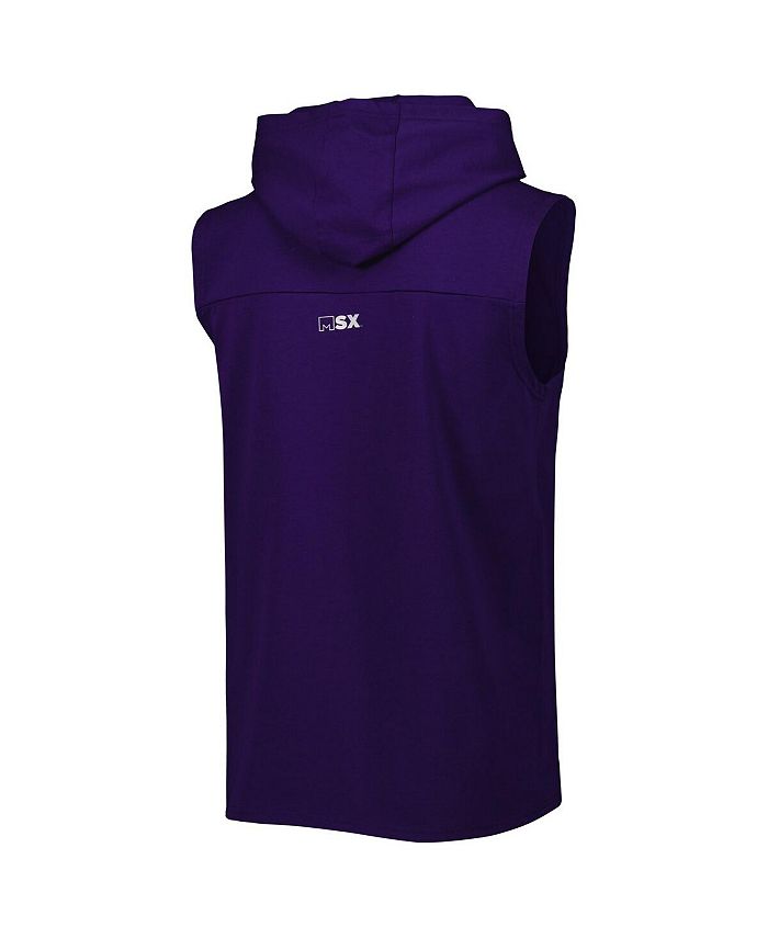 MSX by Michael Strahan Men's Purple Baltimore Ravens Relay Sleeveless ...
