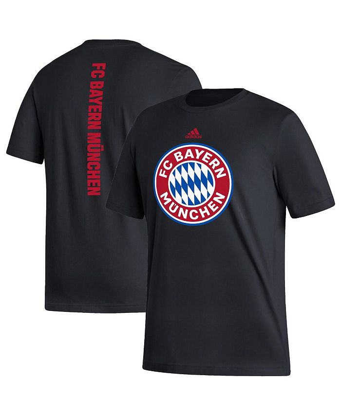 adidas Men's Black Bayern Munich Vertical Back T-shirt - Macy's
