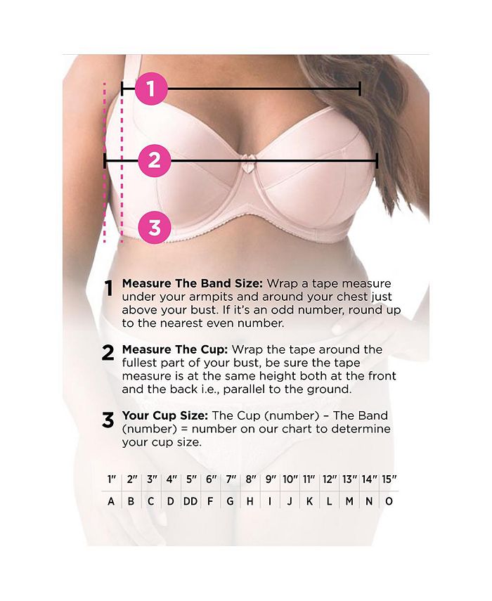 Elila Women's Simple Curves Underwire Bra - Macy's