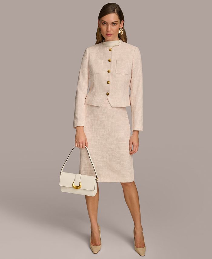 Donna Karan New York Donna Karan Womens Tweed Jacket Macys