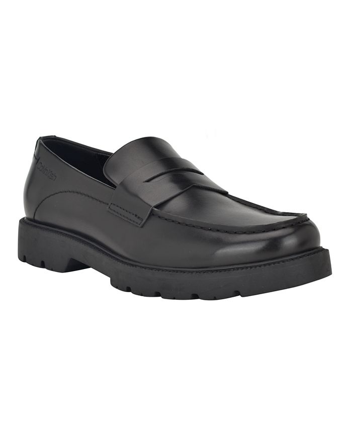 Calvin Klein Men's Tollin Lug-Sole Casual Loafers - Macy's