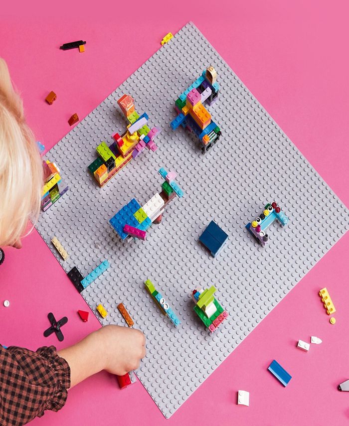 LEGO® Classic 11024 Gray 48" x 48" Stud Toy Building Baseplate - Macy's