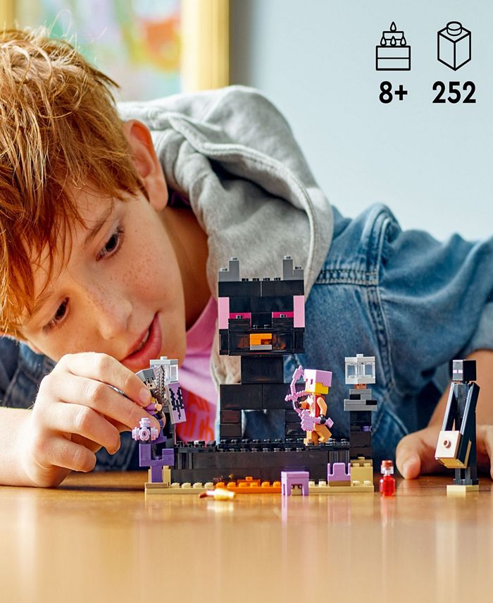 LEGO® Minecraft The End Arena 21242 Toy Building Set with End Warrior ...
