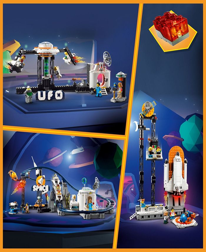 LEGO® Creator 31142 3-in-1 Space Roller Coaster Toy Action Building Set ...