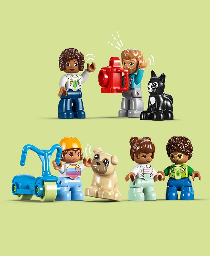 LEGO® DUPLO Town 10994 3-in-1 Family House Toy STEM Home Building Set ...