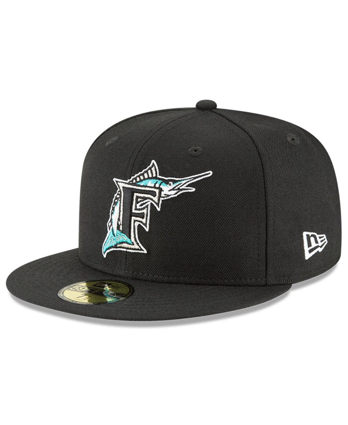 Click here for Mens New Era Black Florida Marlins Cooperstown Col... prices