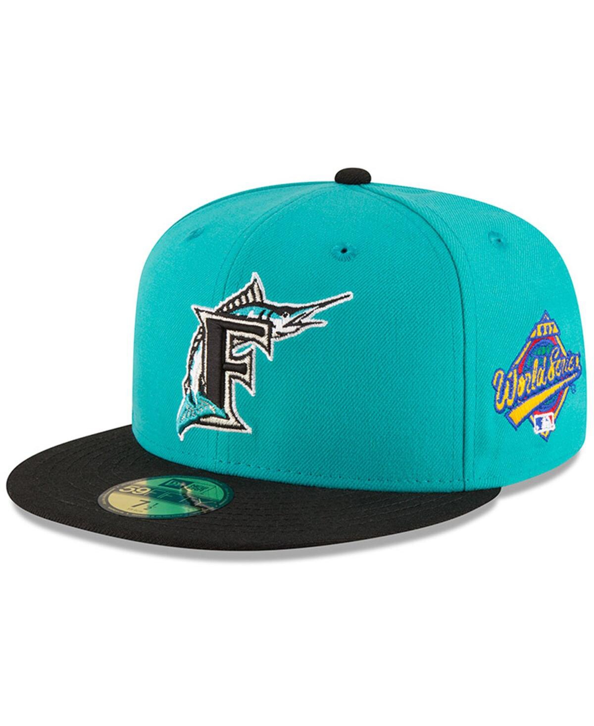 Click here for Mens New Era Aqua Florida Marlins World Series Woo... prices