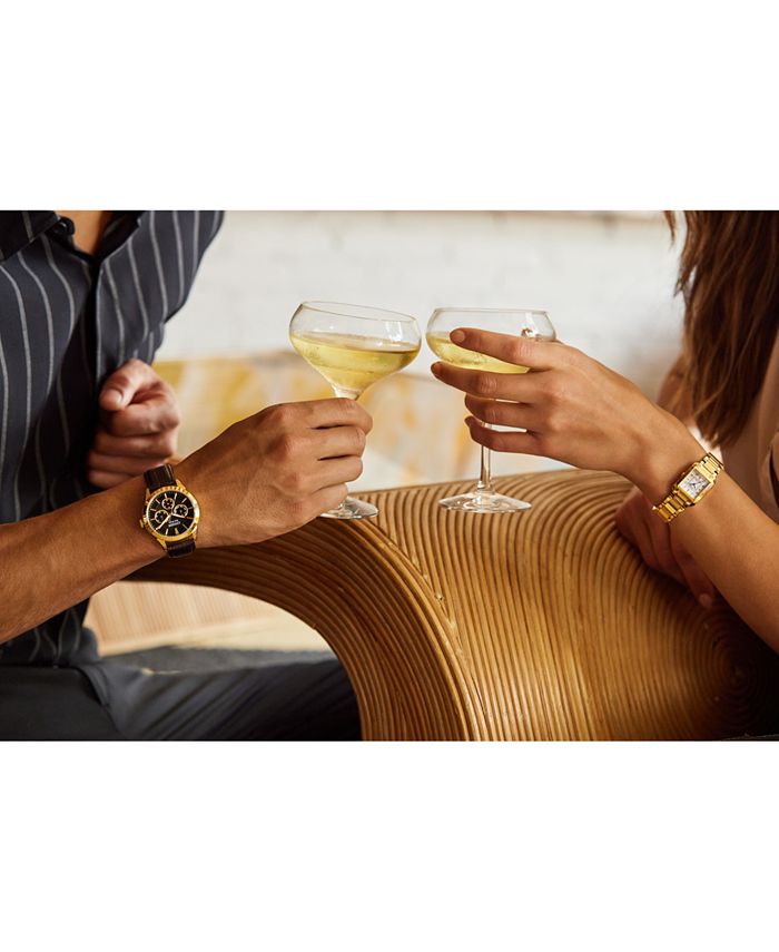 Citizen Eco-Drive Women's Bianca Gold-Tone Stainless Steel Bracelet Watch 28mm - Macy's