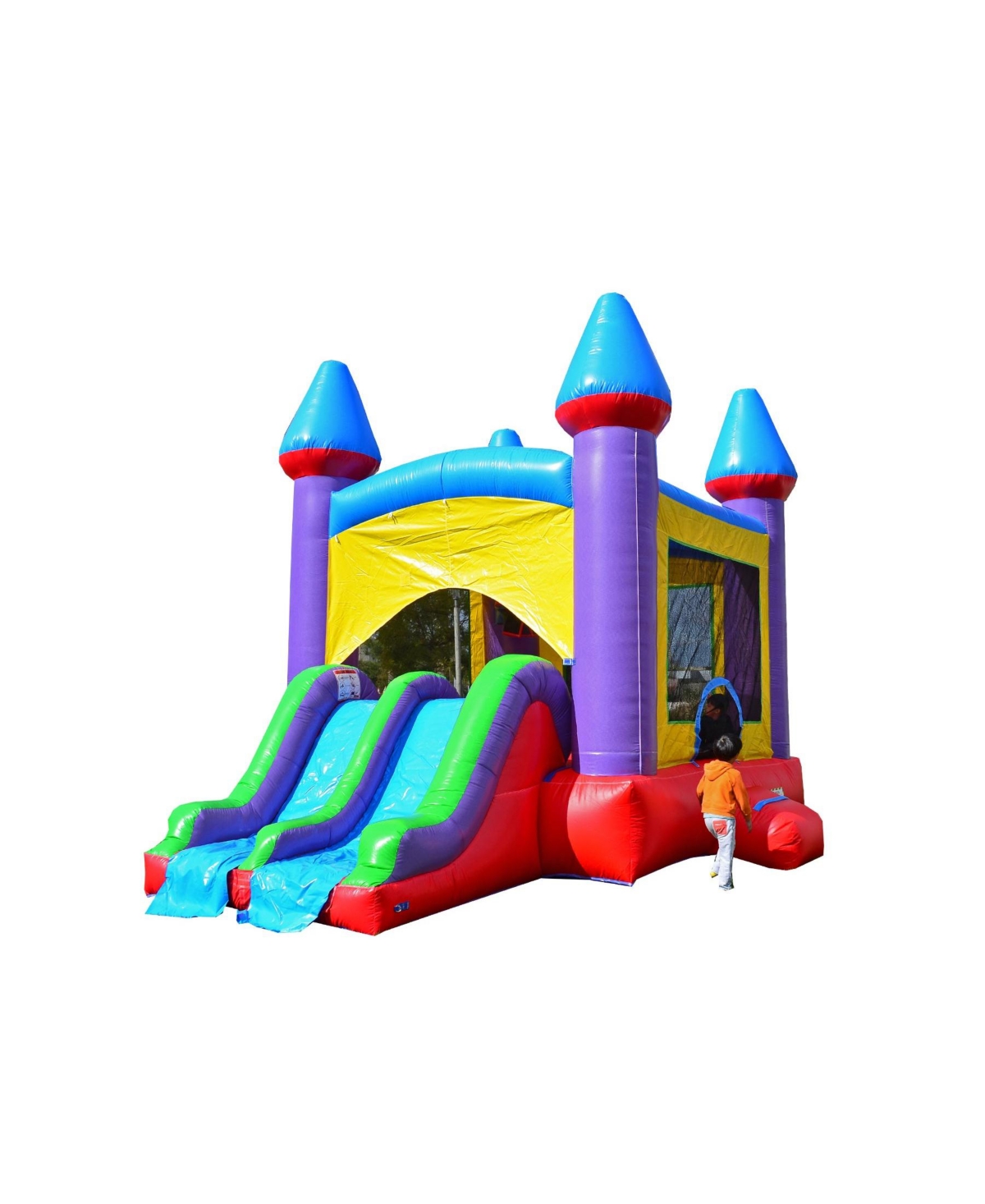 Click here for HeroKiddo Jelly Bean Castle Commercial Grade Bounc... prices