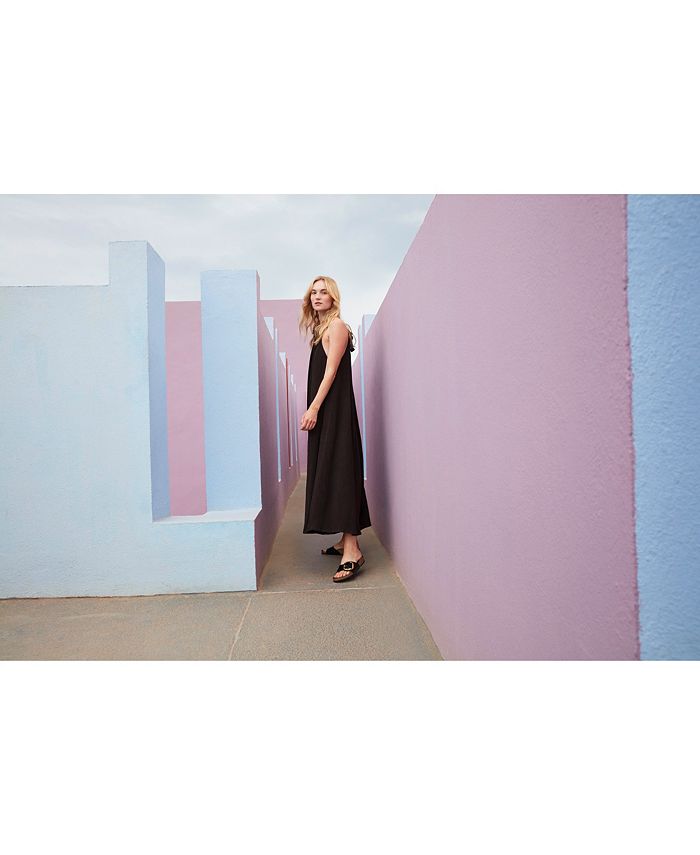 Birkenstock Women's Madrid Big Buckle High Shine Natural Leather Patent ...