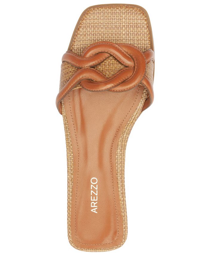 Arezzo Women's Sloane Flat Slide Sandals - Macy's