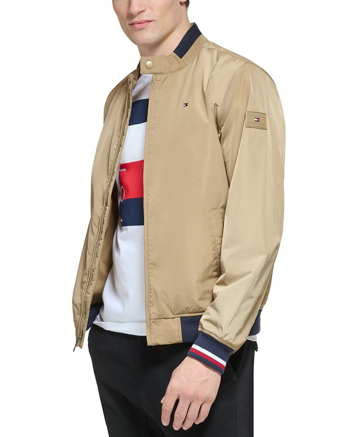 Tommy Hilfiger Men's Lightweight Spring Bomber Jacket - Macy's