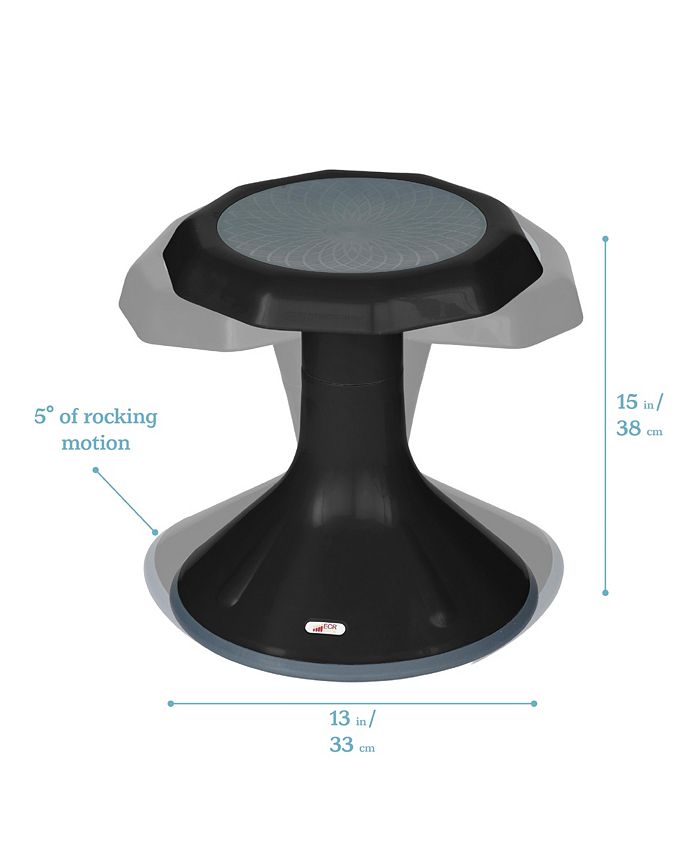 ECR4Kids ACE Active Core Engagement Wobble Stool, 15-Inch Seat Height ...